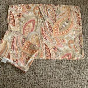 Noble Excellence | Bedding | Set Of 2 Paisley Standard Pillowshams ...